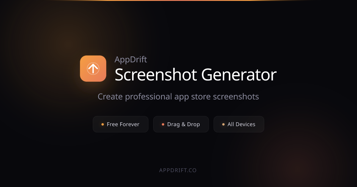 Free App Screenshot Generator & Maker – iPhone, Android | AppDrift